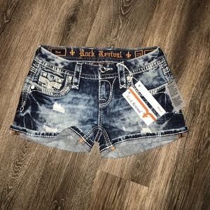Rock Revival | Shorts | Nwt Rock Revival Denim Shorts Size 25 | Poshmark